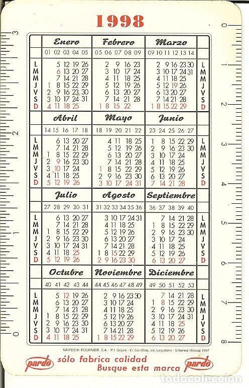 calendario fournier - 1998 1999 - pardo - Comprar Calendarios antiguos ...
