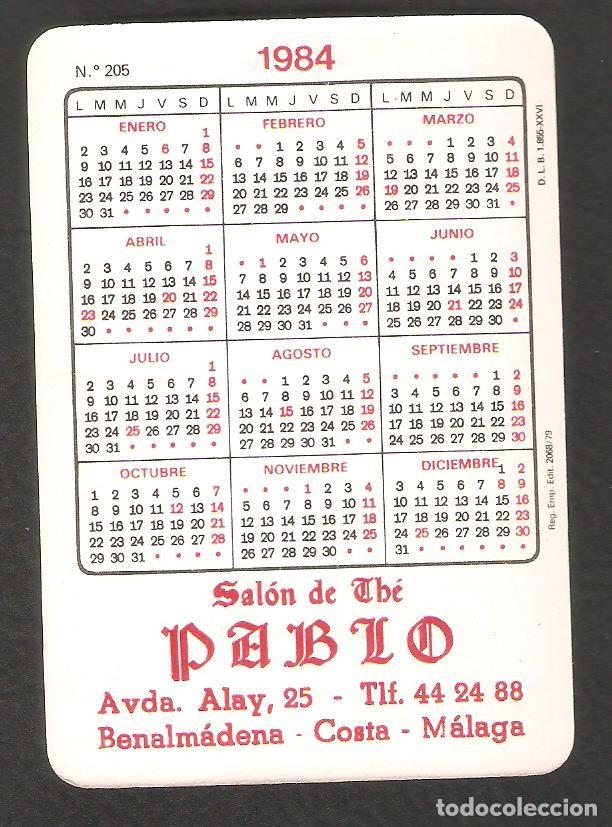 calendario bolsillo de serie año 1984 el papa j - Comprar Calendarios ...