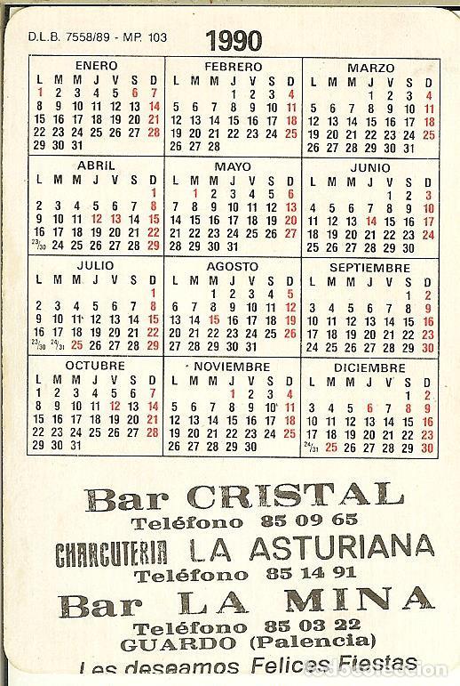 calendario de serie - 1990 - mp 103 - publicida - Comprar Calendarios ...