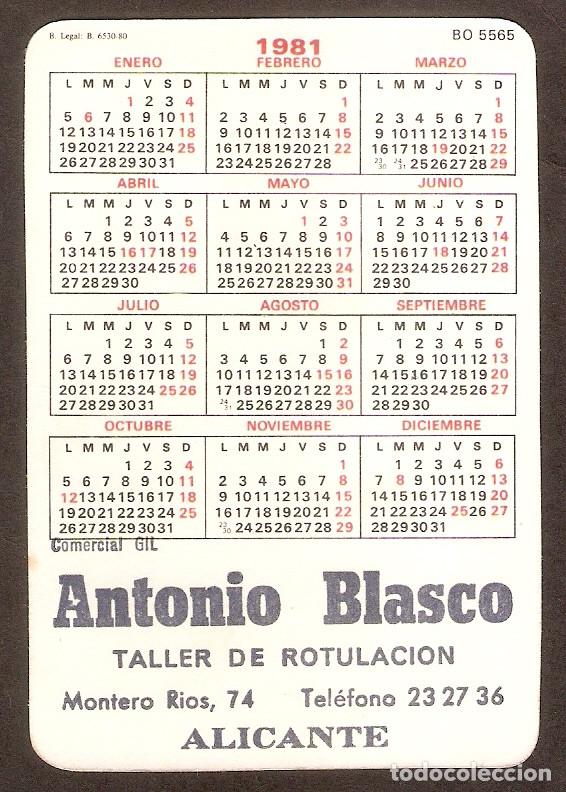 calendario bolsillo de serie año 1981 pintura - - Comprar Calendarios ...