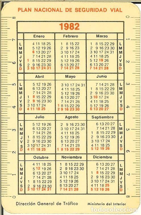 calendario publicitario - 1982 - dirección gene - Comprar Calendarios ...