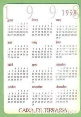 calendario 1998. caixa de terrassa. barcelona. - Comprar Calendarios ...