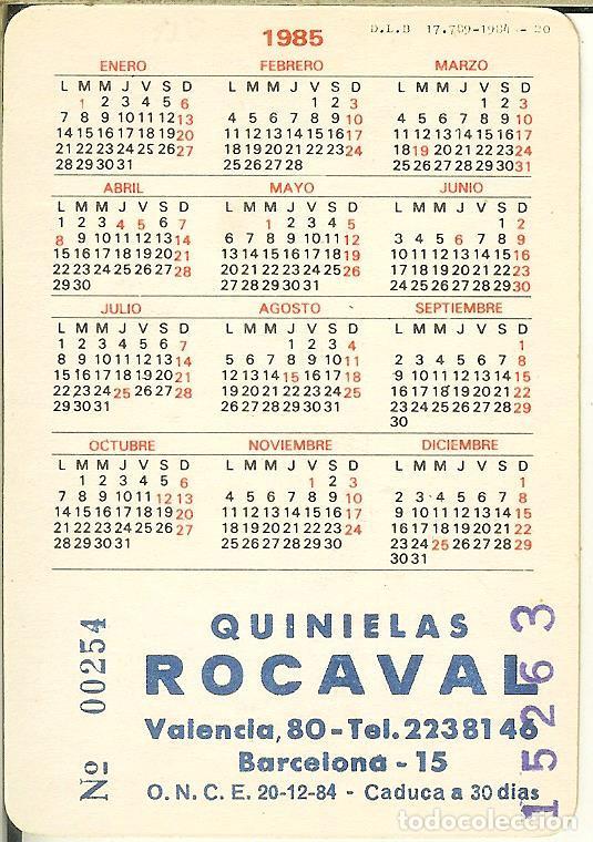 calendario de serie - 1985 - d.l.b. 17.789 - 20 - Comprar Calendarios ...