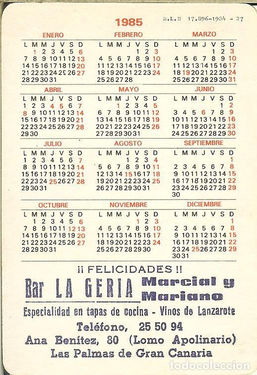 calendario de serie - 1985 - d.l.b. 17.896 - 27 - Comprar Calendarios ...