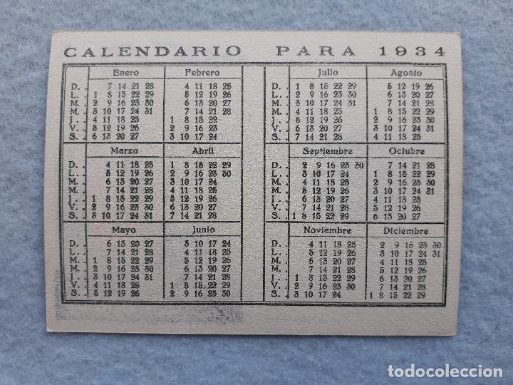 lote de 2 calendarios del año 1934. publicidad - Comprar Calendarios ...