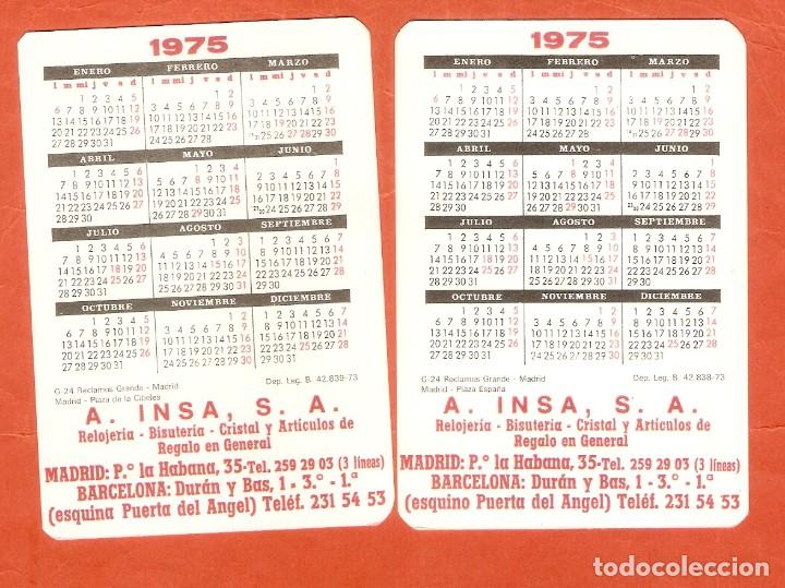 2 calendarios de bolsillo año 1975 madrid - pla - Comprar Calendarios ...