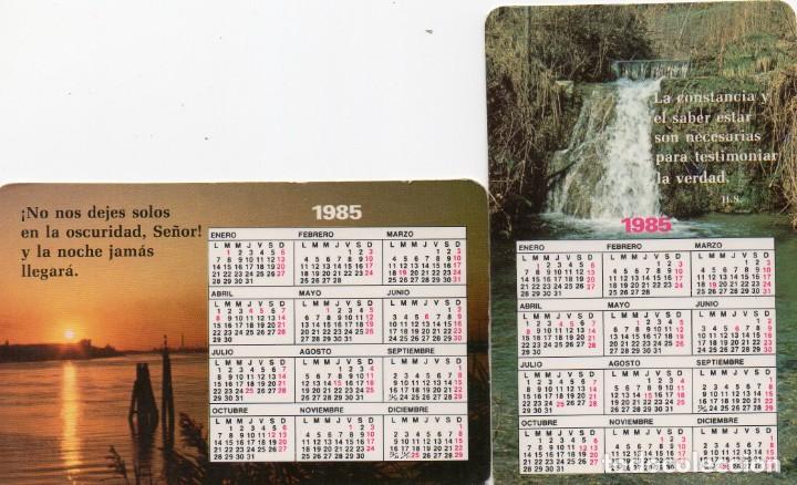 calendario de publicidad 1985 - 2 calendarios ( - Compra venta en ...
