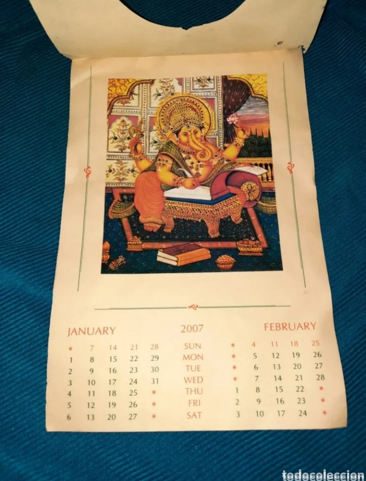 calendario de colgar hindú , dios ganesha - Comprar Calendarios ...