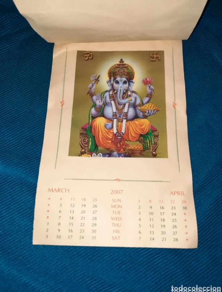 calendario de colgar hindú , dios ganesha - Comprar Calendarios ...