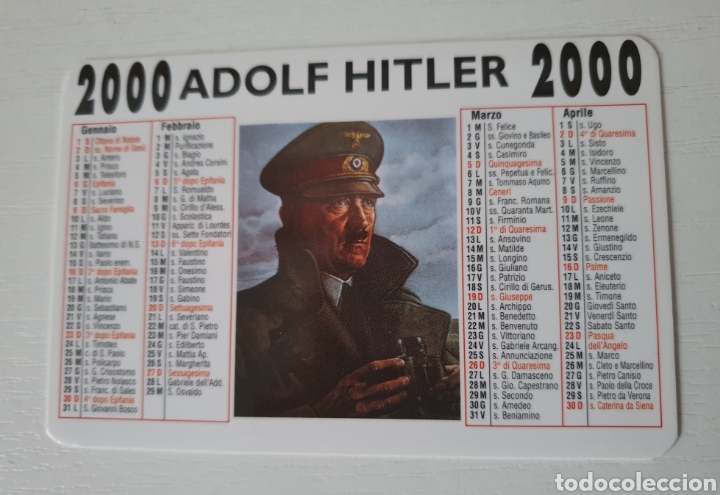calendario año 2000 dedicado a adolf hitler - Comprar Calendarios ...