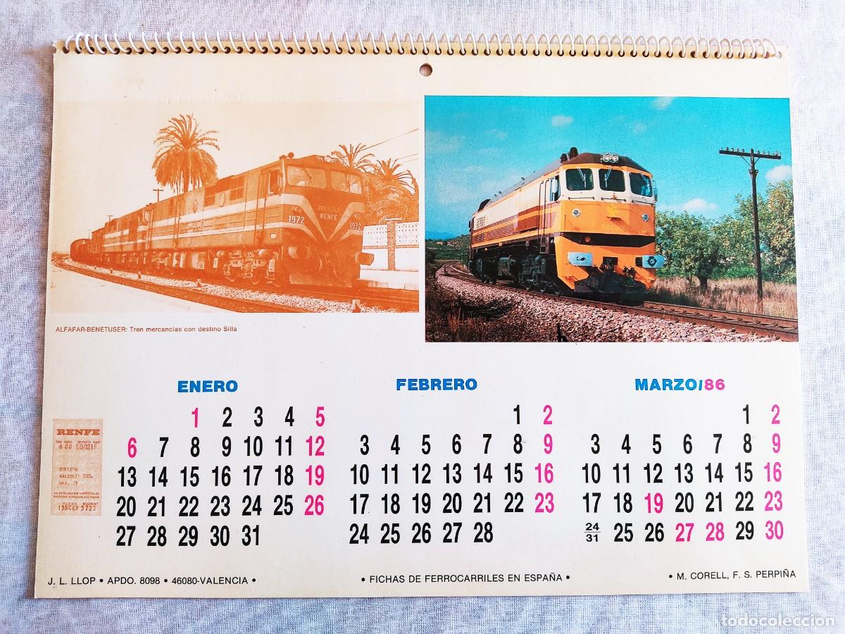 calendario de fichas de ferrocarriles de españa - Compra venta en ...