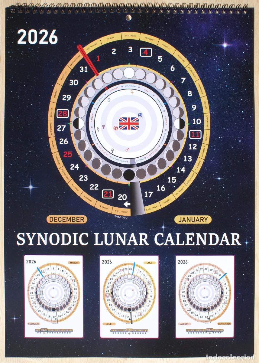 synodic lunar calendar- calendario lunar sinódi - Compra venta en ...
