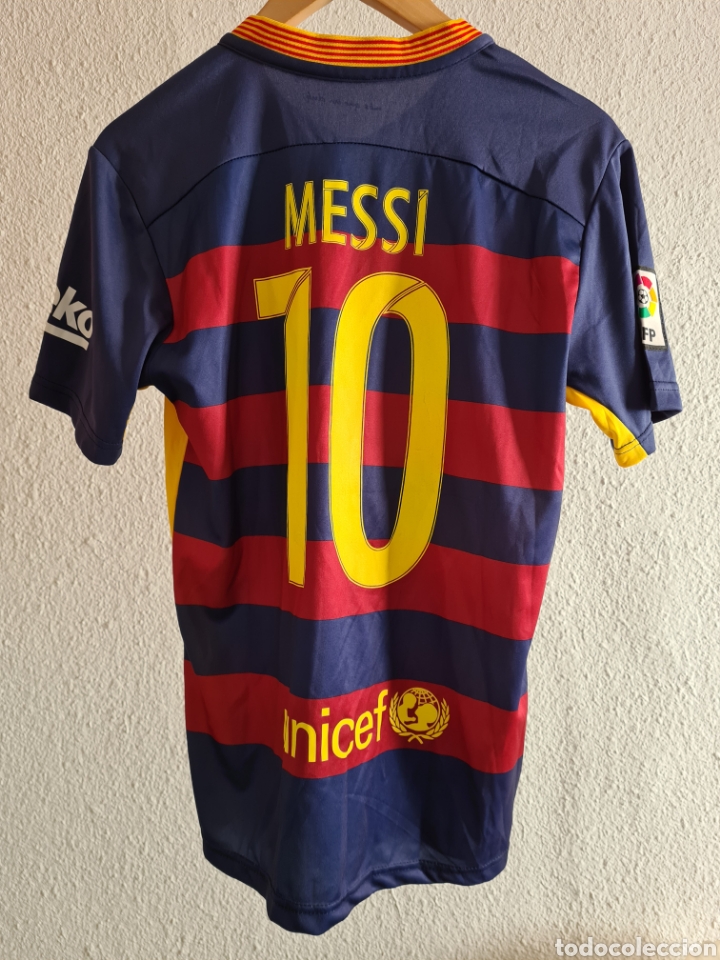 camiseta fc barcelona messi núm. 10 - año 2016 - Comprar Camisetas de ...