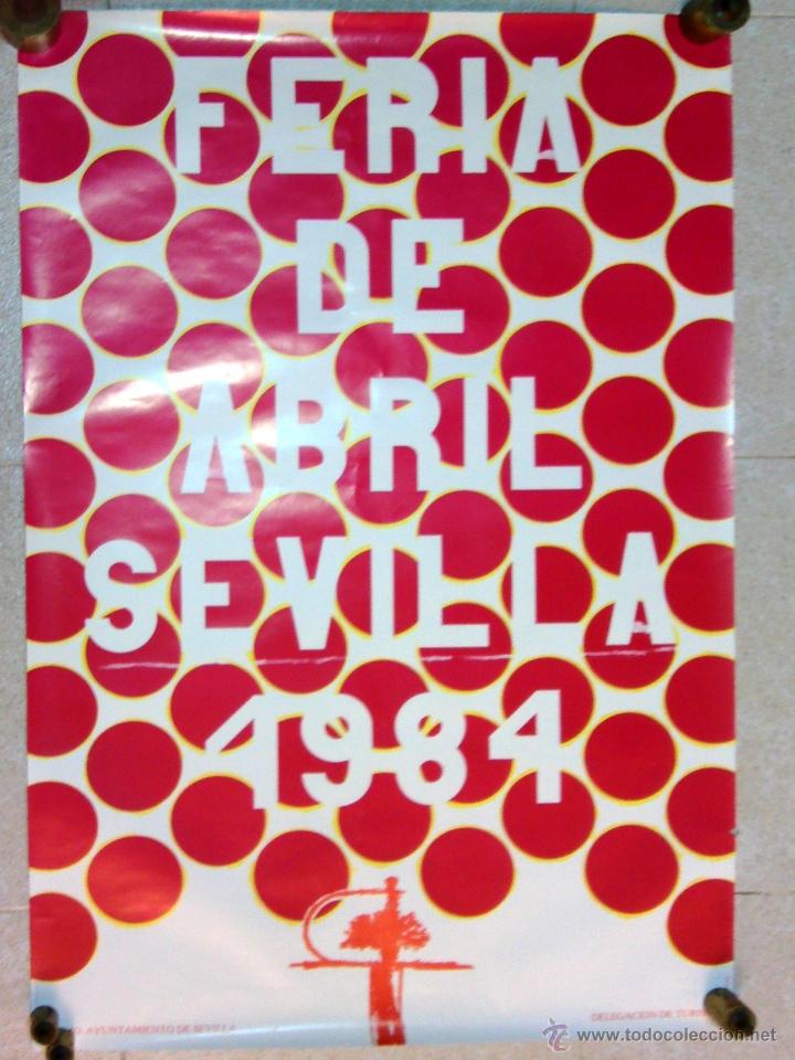 sevilla. feria de abril de 1984. cartel 95 x 63 - Comprar Carteles ...