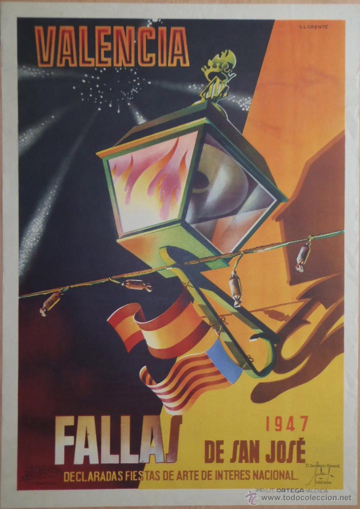 cartel fallas de valencia - 1947 - original ilu - Comprar Carteles ...