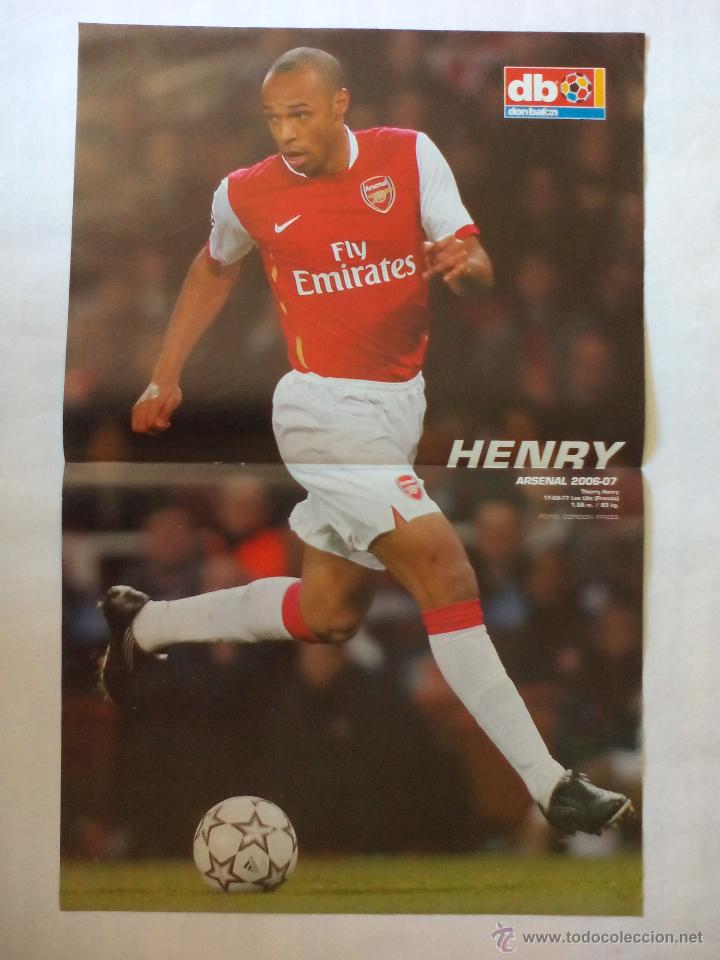 poster henry arsenal temporada 2006 2007 (tamañ - Comprar Carteles de ...
