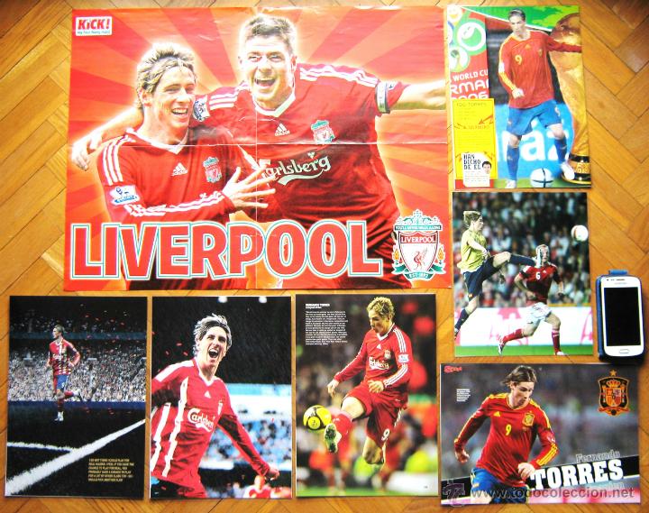 fernando torres poster grande con gerrard + 6 m - Comprar Carteles de ...