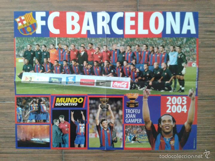 poster 58x44cm fc barcelona 2003 2004 barça 03 - Comprar Carteles de ...