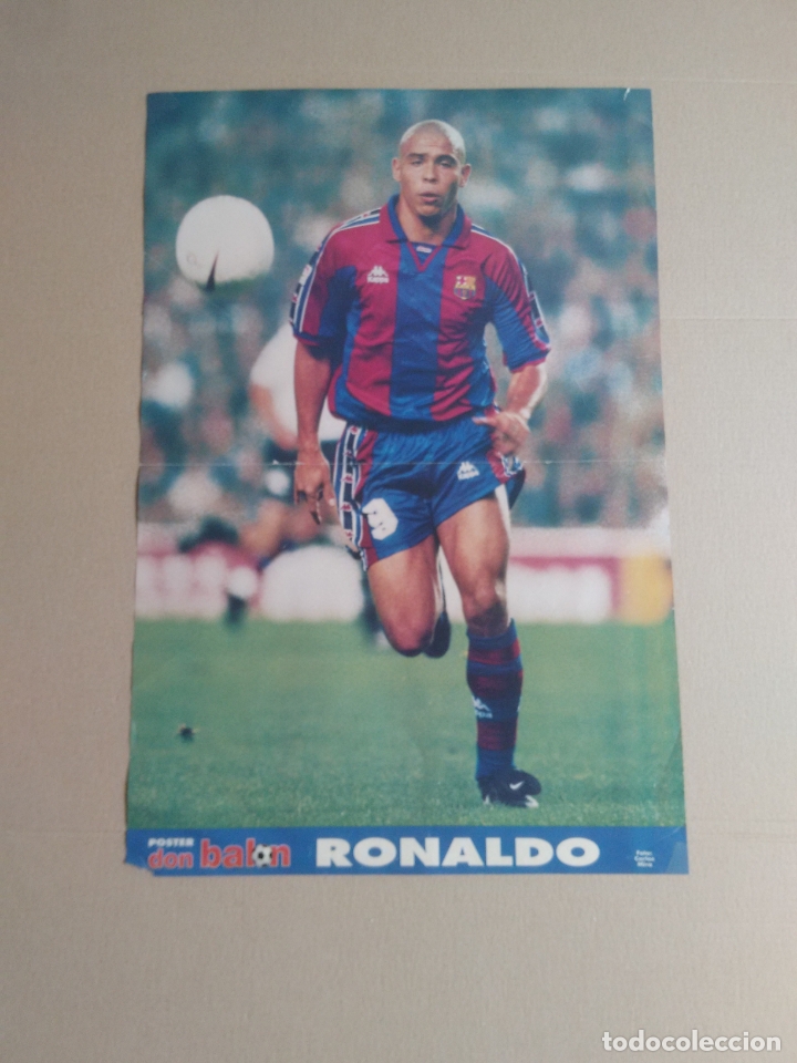 antiguo póster 2 páginas ronaldo liga 96-97 (ba - Comprar Carteles de ...