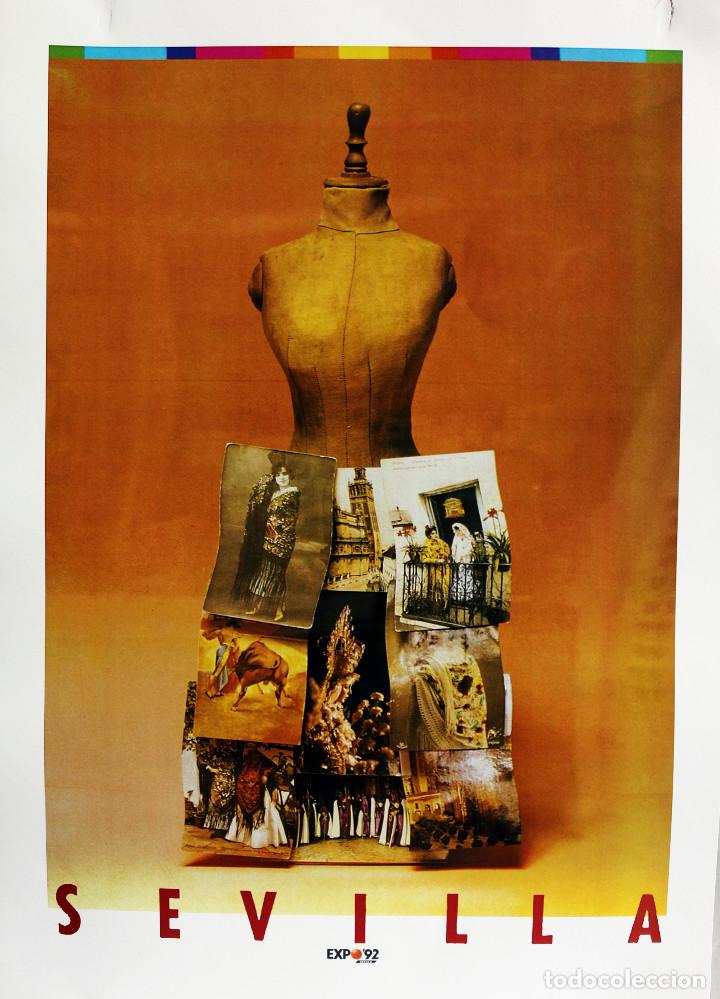 lamina cartel poster anunciador expo 92 sevilla - Comprar Carteles ...