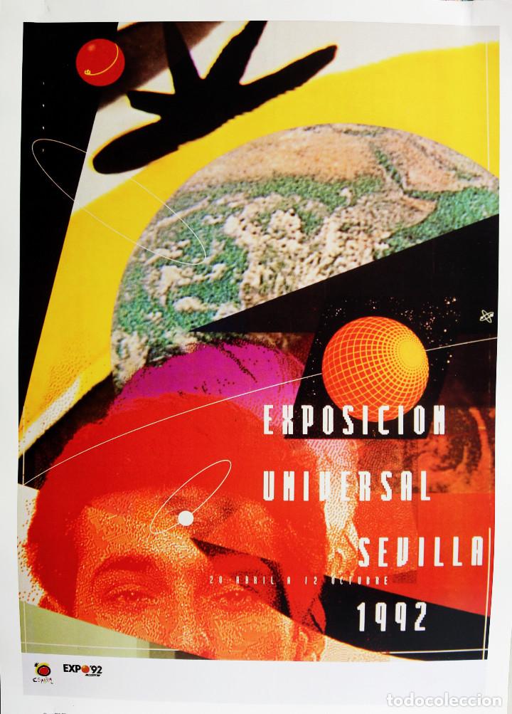 lamina cartel poster anunciador expo 92 sevilla - Comprar Carteles ...