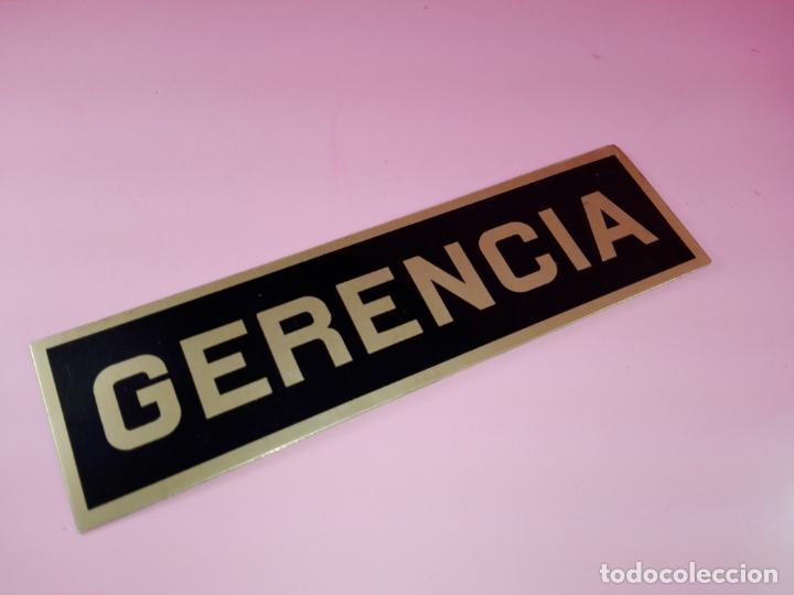 letrero-gerencia-nuevo-ver fotos - Comprar Carteles antiguos, Chapas y ...