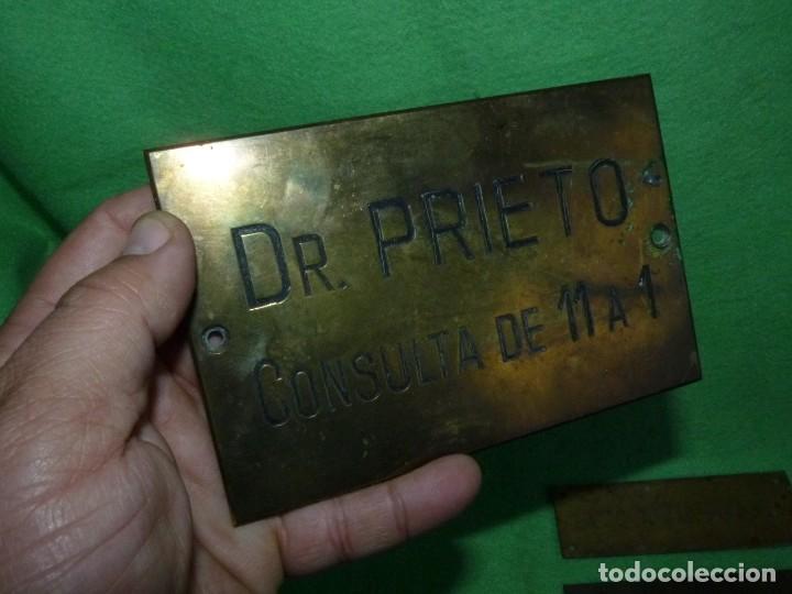 lote placa de bronce o latón para puerta antigu - Comprar Carteles ...