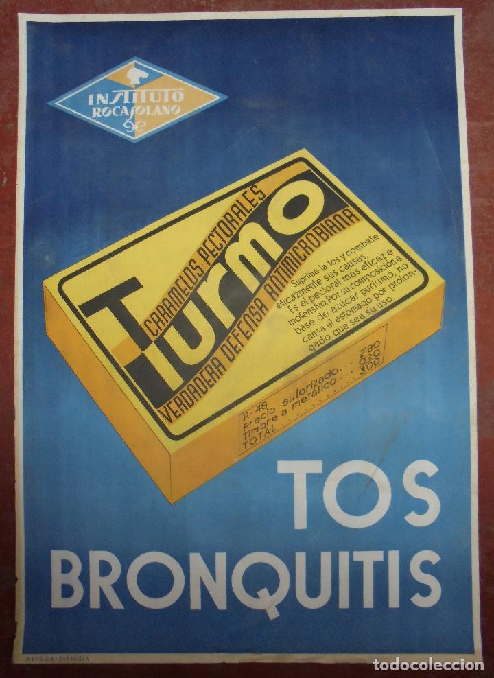 cartel publicitario. caramelos pectorales turmo - Comprar Carteles ...