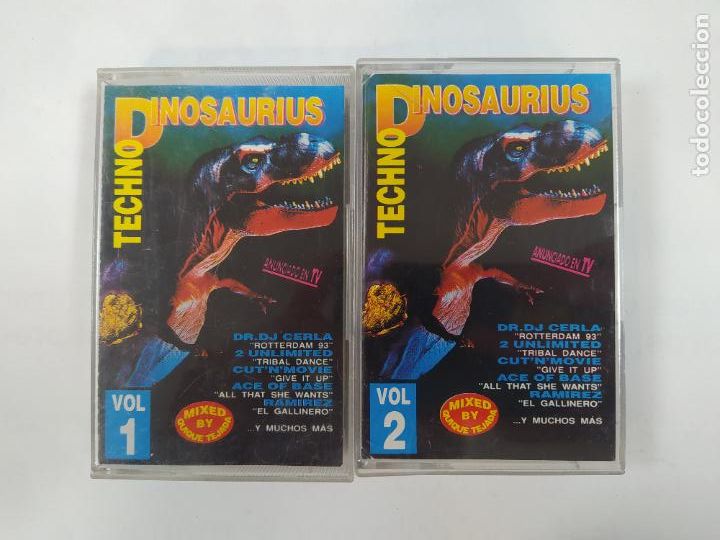 technodinosaurios. vol 1 y 2. doble casete. tec - Compra venta en ...