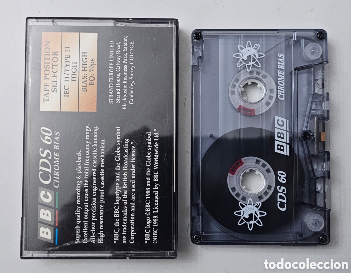 cassette bbc cds 60 chrome type ii uk 1988 rara - Compra venta en ...