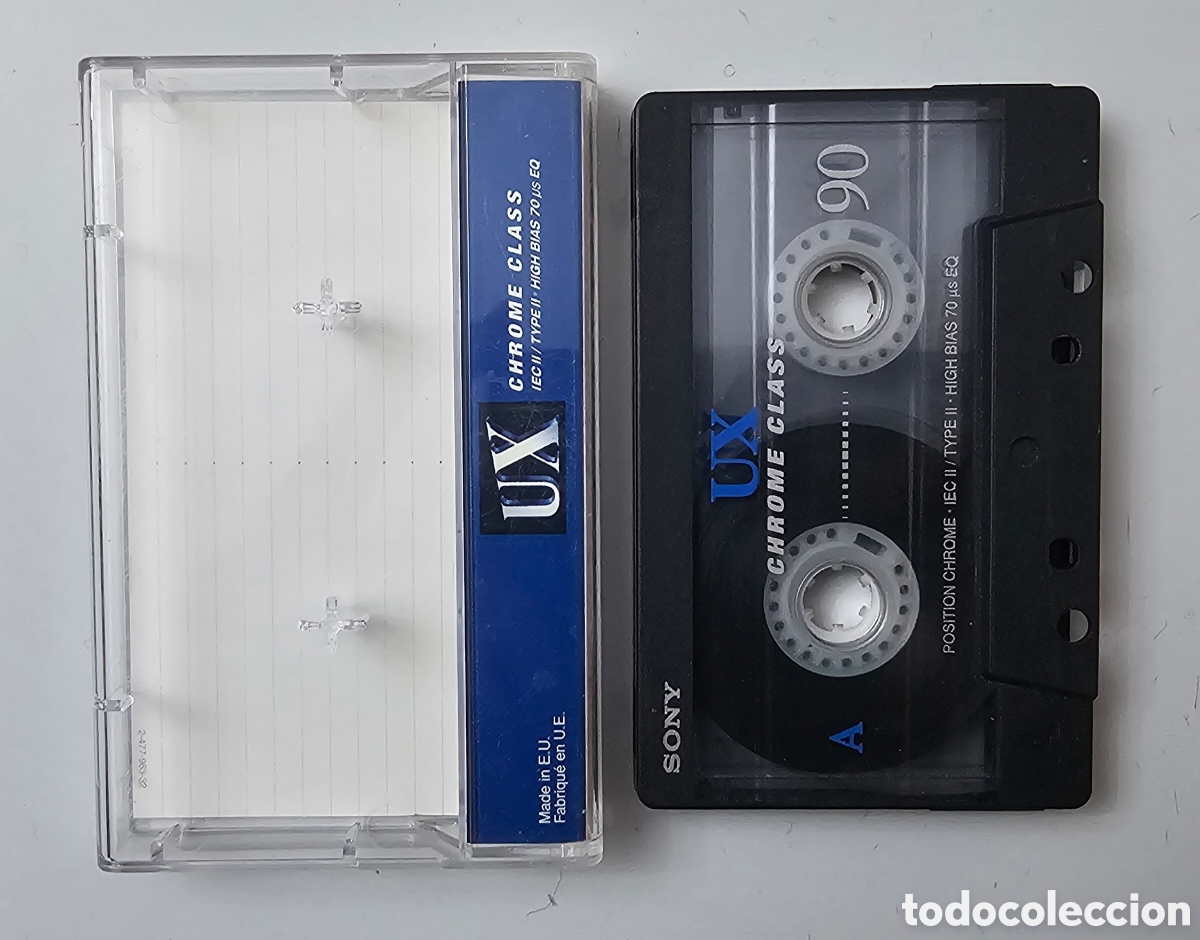 cassette sony ux 90' chrome class type ii vinta - Compra venta en ...