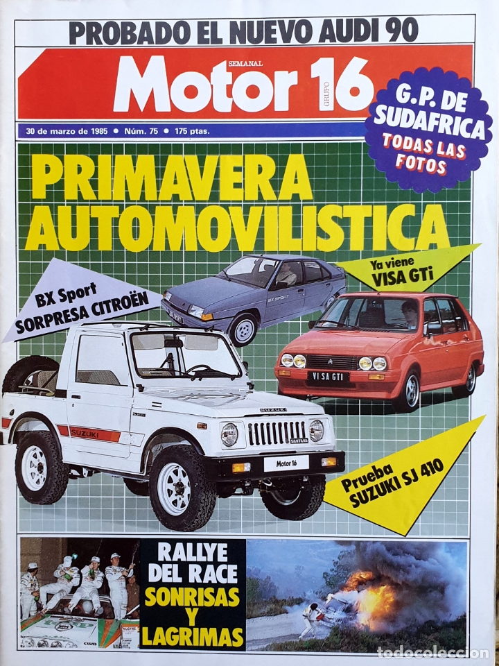 revista motor 16. automovilismo 1985. audi 90 - Comprar Catálogos ...