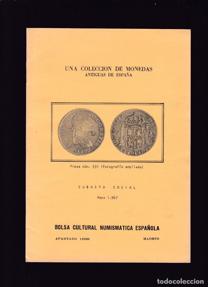 bolsa cultural numismatica española - subasta s - Comprar Catálogos de ...