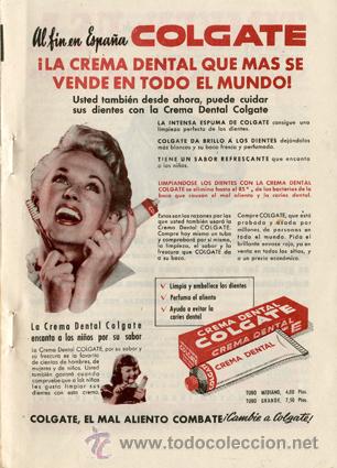 página publicidad original *crema dental colgat - Comprar Catálogos ...