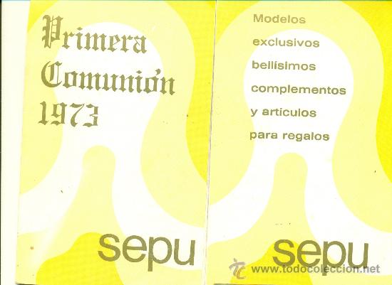 zaragoza. almacenes sepu. año 1973. trajes de p - Compra venta en ...