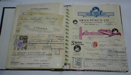 antiguo album de tarjetas, facturas y documento - Comprar Catálogos ...