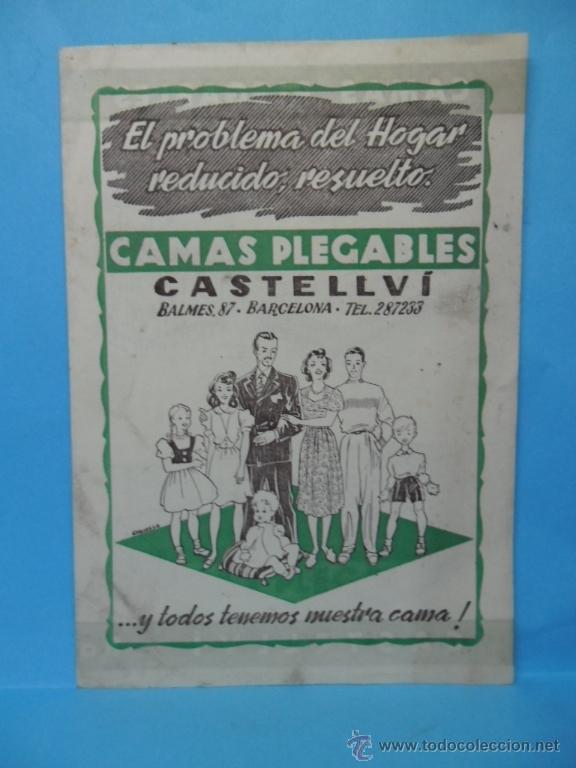 triptico - folleto publicidad - camas plegables - Comprar Catálogos ...