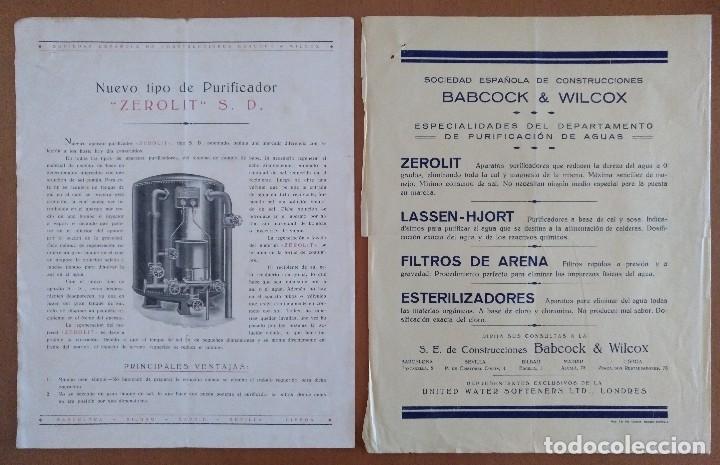 publicidad purificador agua zerolit babcock-wil - Compra venta en ...