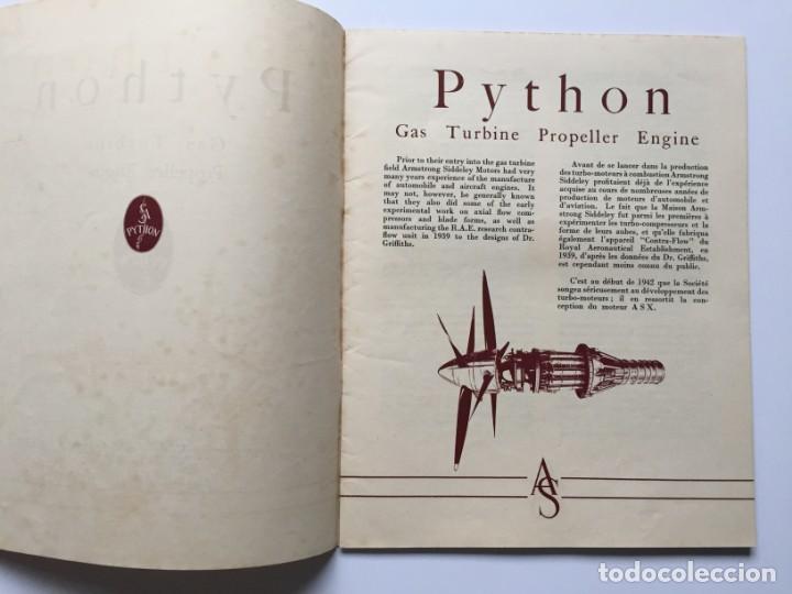 python gas turbine, armstrong siddeley motors l - Comprar Catálogos ...