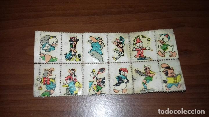 antiguo 12 cromos chicle calcomania pato donal - Compra venta en ...