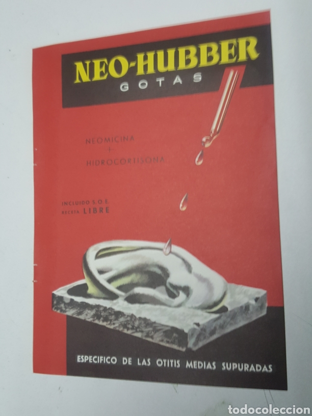 folleto medicamento neo hubber gotas otitis a d - Compra venta en ...