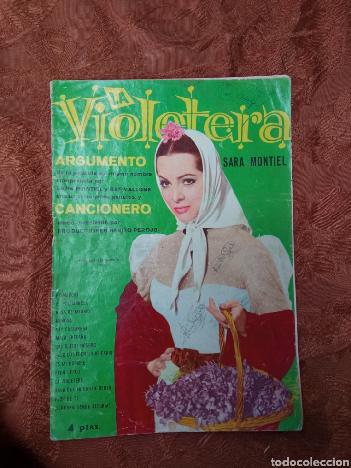 la violetera,sara montiel,año 1958 - Compra venta en todocoleccion