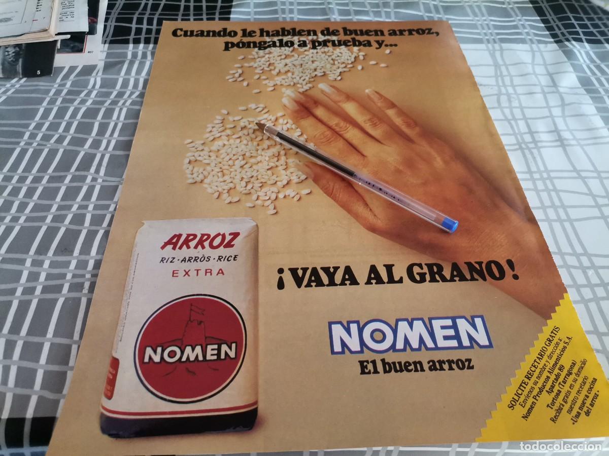arroz nomen anuncio publicidad revista 1988 - Compra venta en todocoleccion