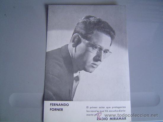 foto postal del actor fernando forner. - Buy Photos and postcards of ...
