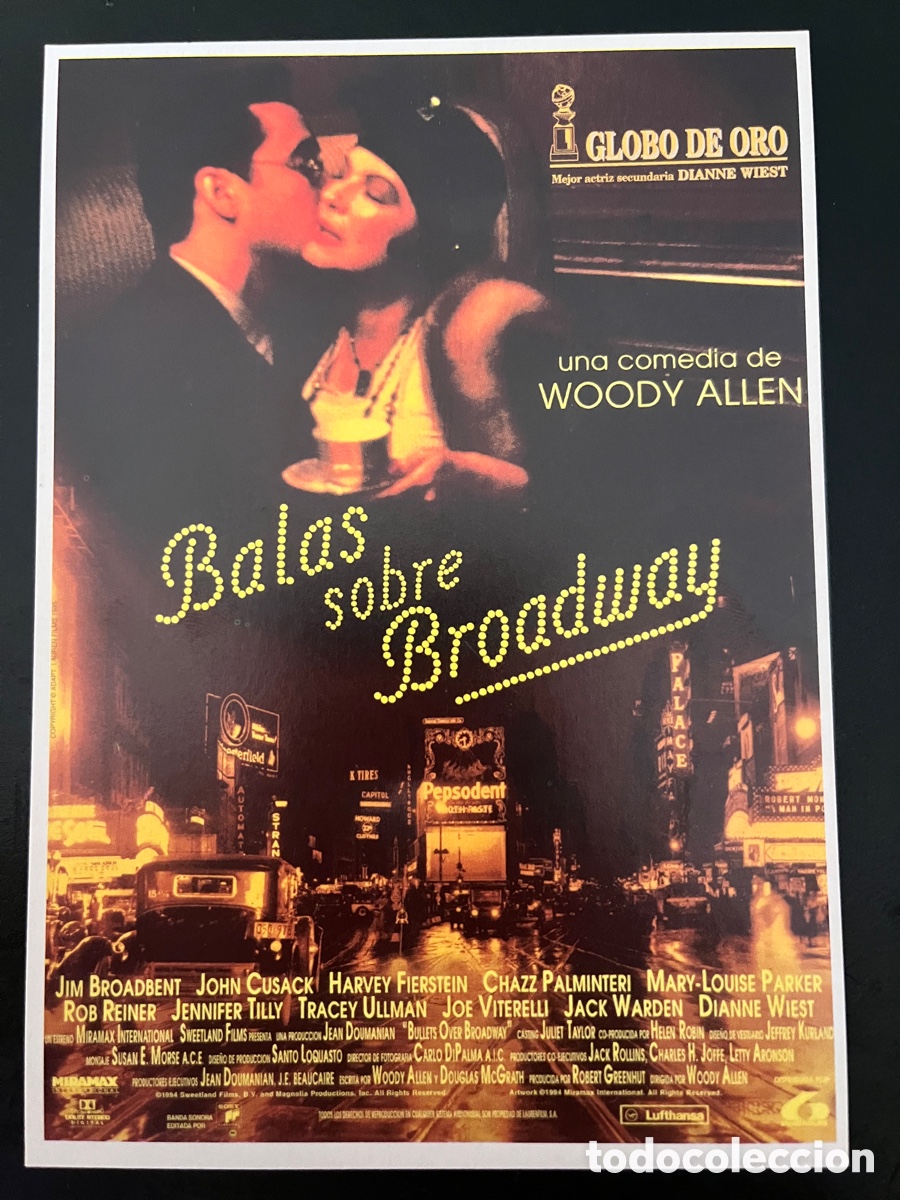 Balas Sobre Broadway Jennifer Tilly / Bullets Over Broadway 1994