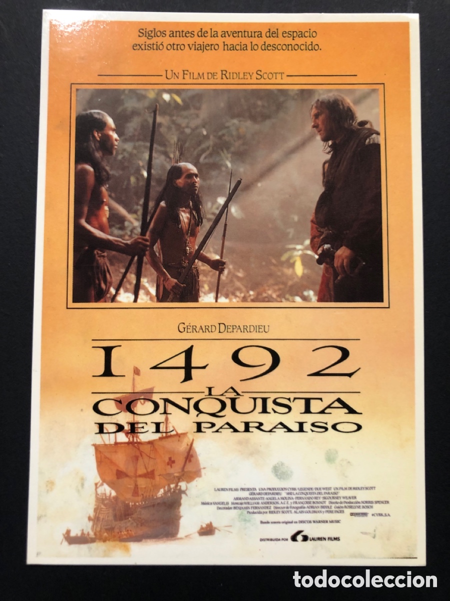 tarjeta postal 1492 la conquista del paraíso ge - Buy Photos ...