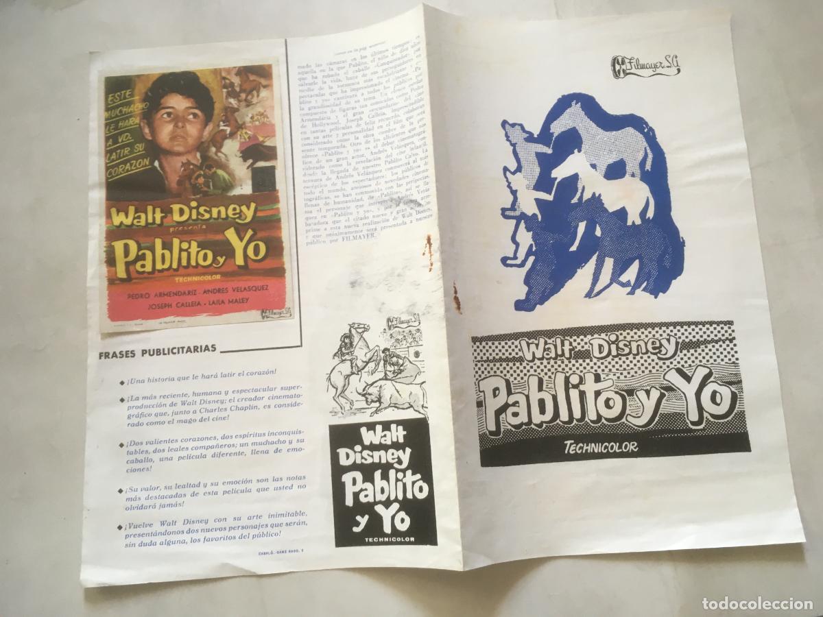 pablito y yo walt disney guia publicitaria orig - Compra venta en ...
