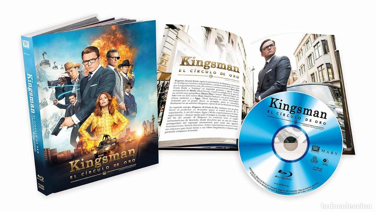 kingsman: el círculo de oro (blu-ray) (digibook - Compra venta en ...