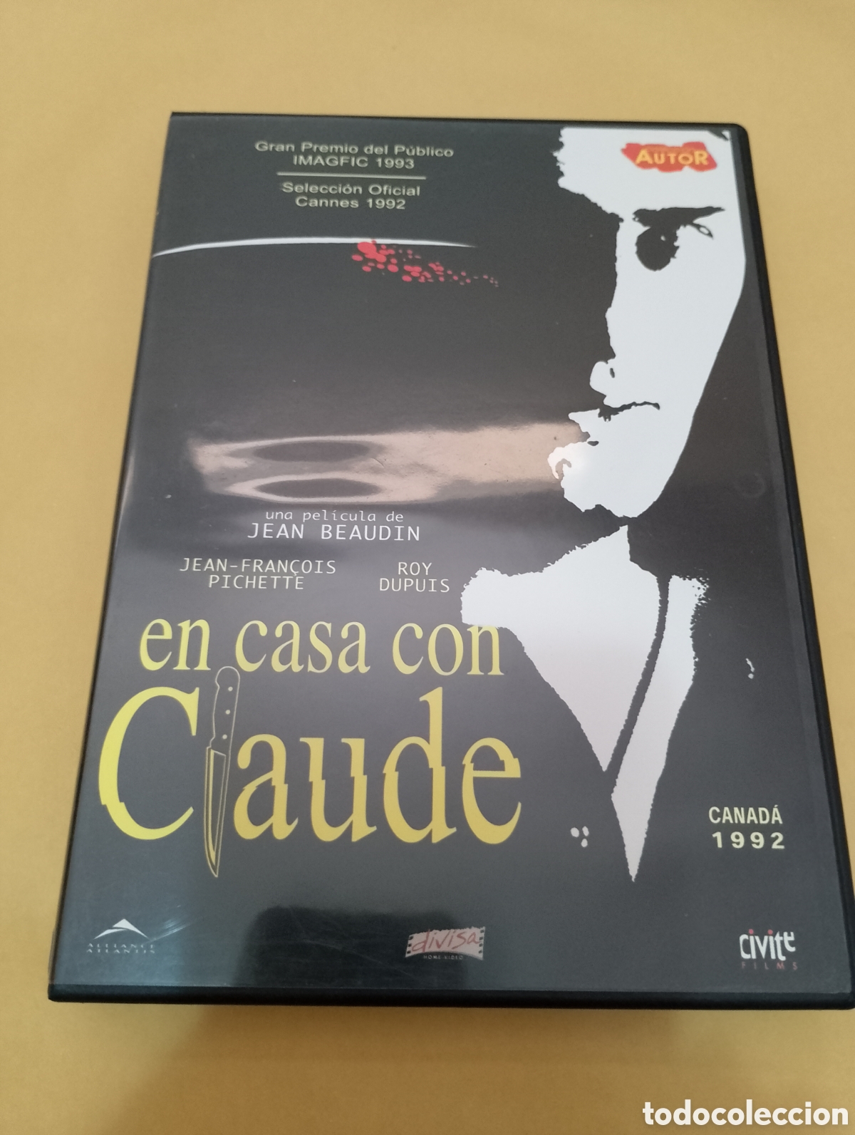 dvd. en casa con claude. jean beaudin. - Compra venta en todocoleccion