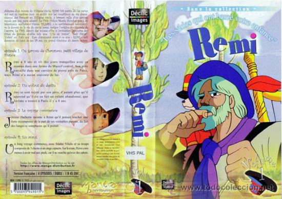 remi vol.1 - edición francesa (anime. dibujos a - Buy VHS Movies at ...